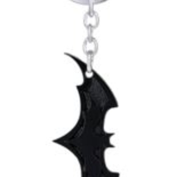 Accessories | New Metal Black Batman Symbol Keychain | Poshmark